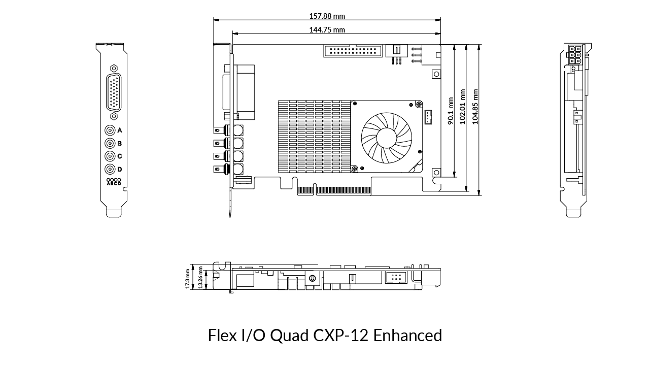 CXP图像采集卡 - 四路CXP12增强图像采集卡 - 美乐威工业